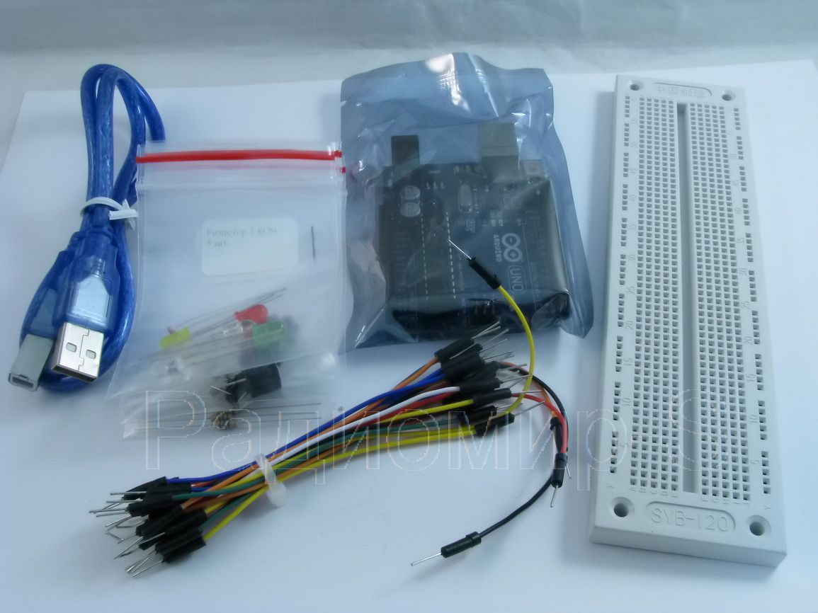 КОНСТРУКТОР электр. "СМАЙЛ МАСТЕР ARDUINO Start" ( СТАРТ ) ( более 150 проект. ) Модуль Arduino ...